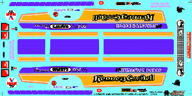 Slixx Decals Kenney Goodell's early 70's Winnstormer Dodge Dart F/C