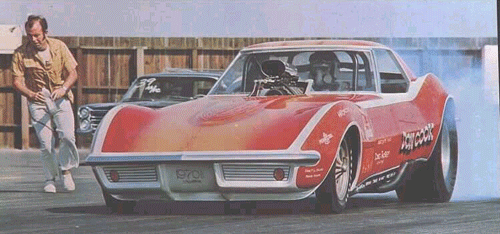 Slixx Decals Don Cook's '69 Corvette Funny Car