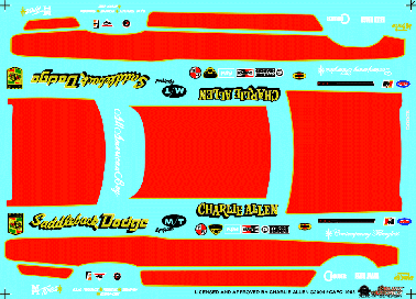 Slixx Decals Charlie Allen Red & Silver Dart F/C